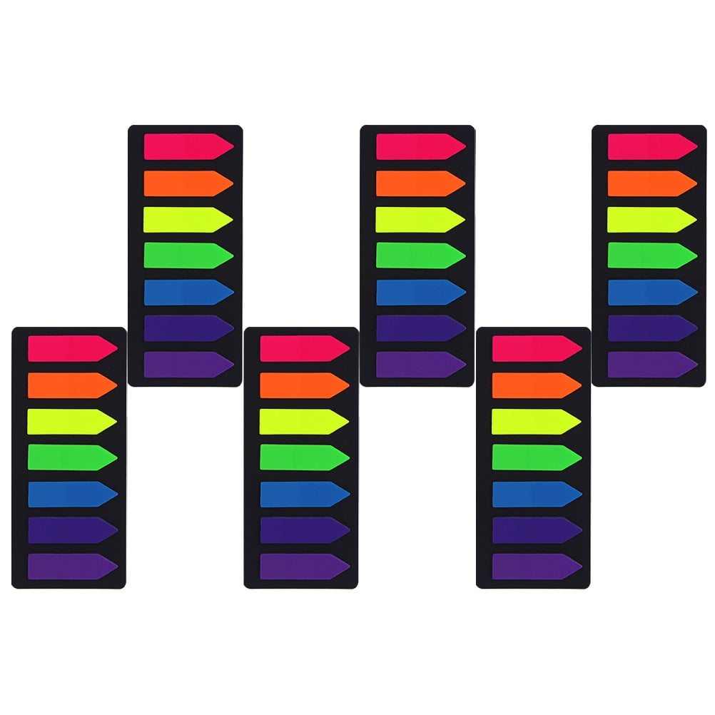 2 Pack Colorful Sticky Notepads Index Sticker Flash Cards Office ...