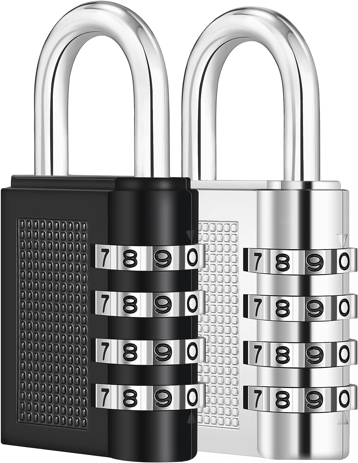 2 Pack Combination Lock for Locker, 4 Digit Lock for School Gym, Sports ...