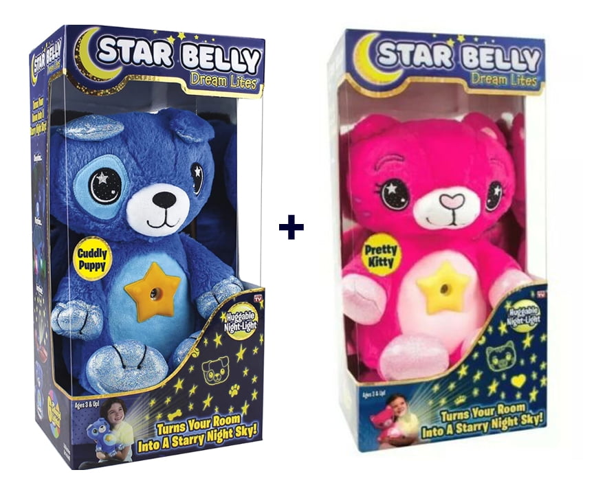 2 Pack Combo Blue Puppy + Pretty Kitty, Star Belly Dream Lites ...