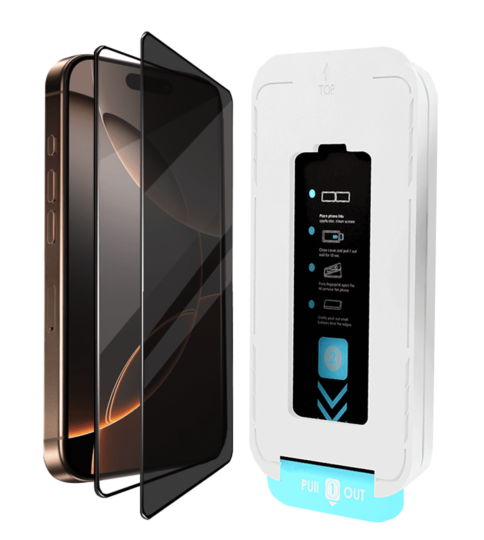 Mobily Accessories 2 Pack Combo Screen Protector for Iphone 16 Plus 6.7 ...