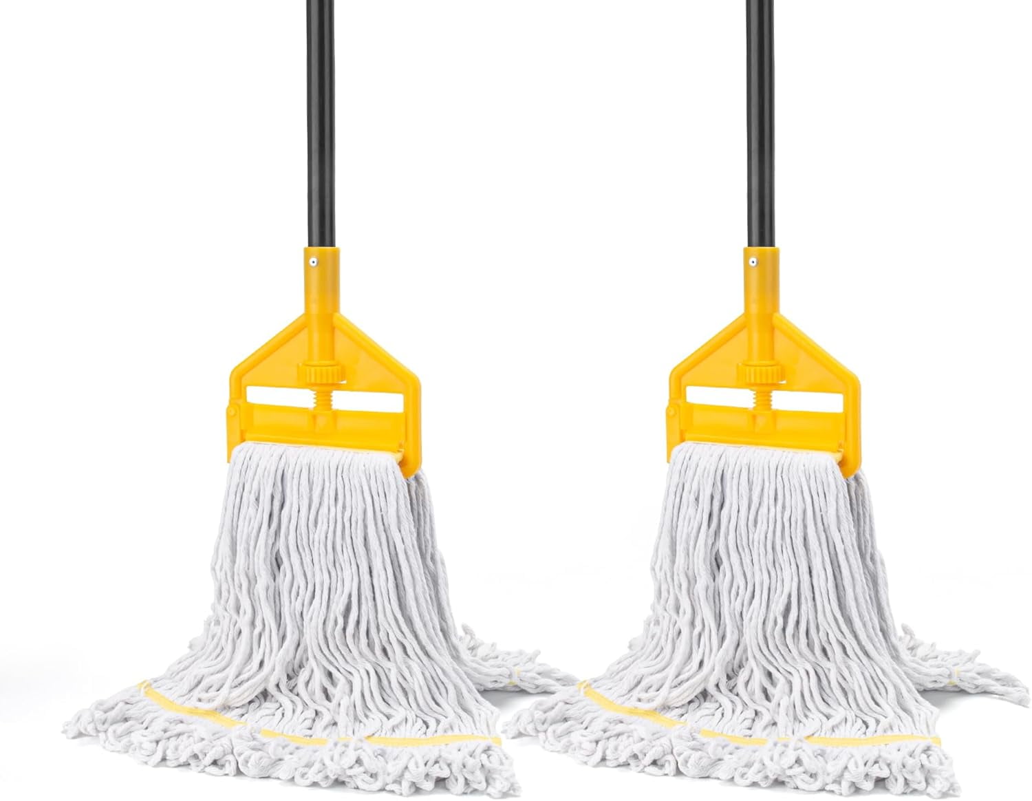 2 Pack Commercial Mop Heavy Duty Industrial Mops,60 inch Long Handle ...