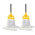 2 Pack Commercial Mop Heavy Duty Industrial Mops,60 inch Long Handle ...