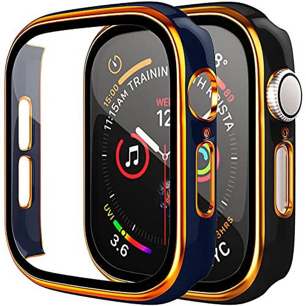 [2 Pack] Compatible with Apple Watch 42mm Case, Full Coverage Bumper ...