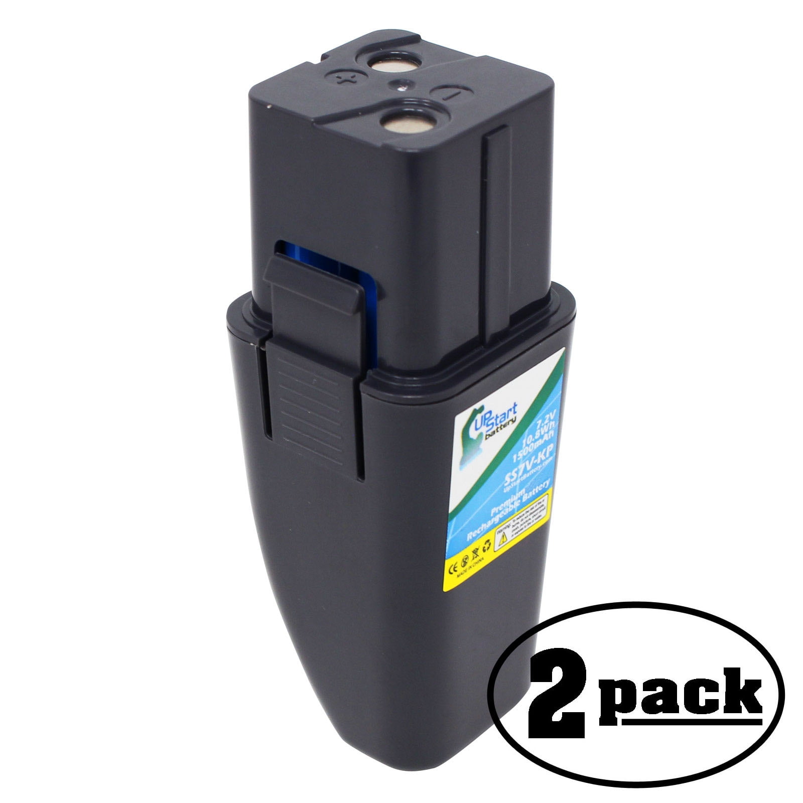 2-Pack Compatible Battery for Ontel Swivel Sweeper G2 - Compatible with ...