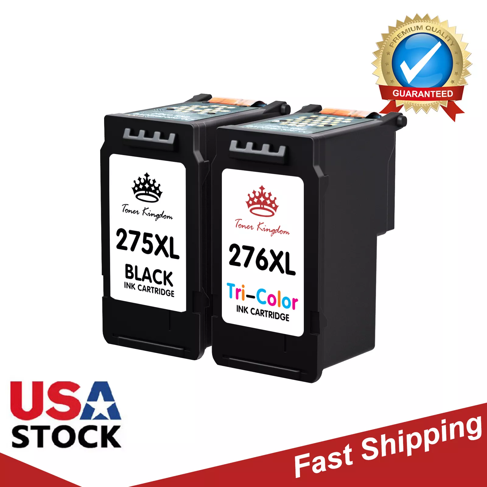 2 Pack Compatible Canon PG 275 XL CL 276 XL | Canon 275 and 276 Ink ...