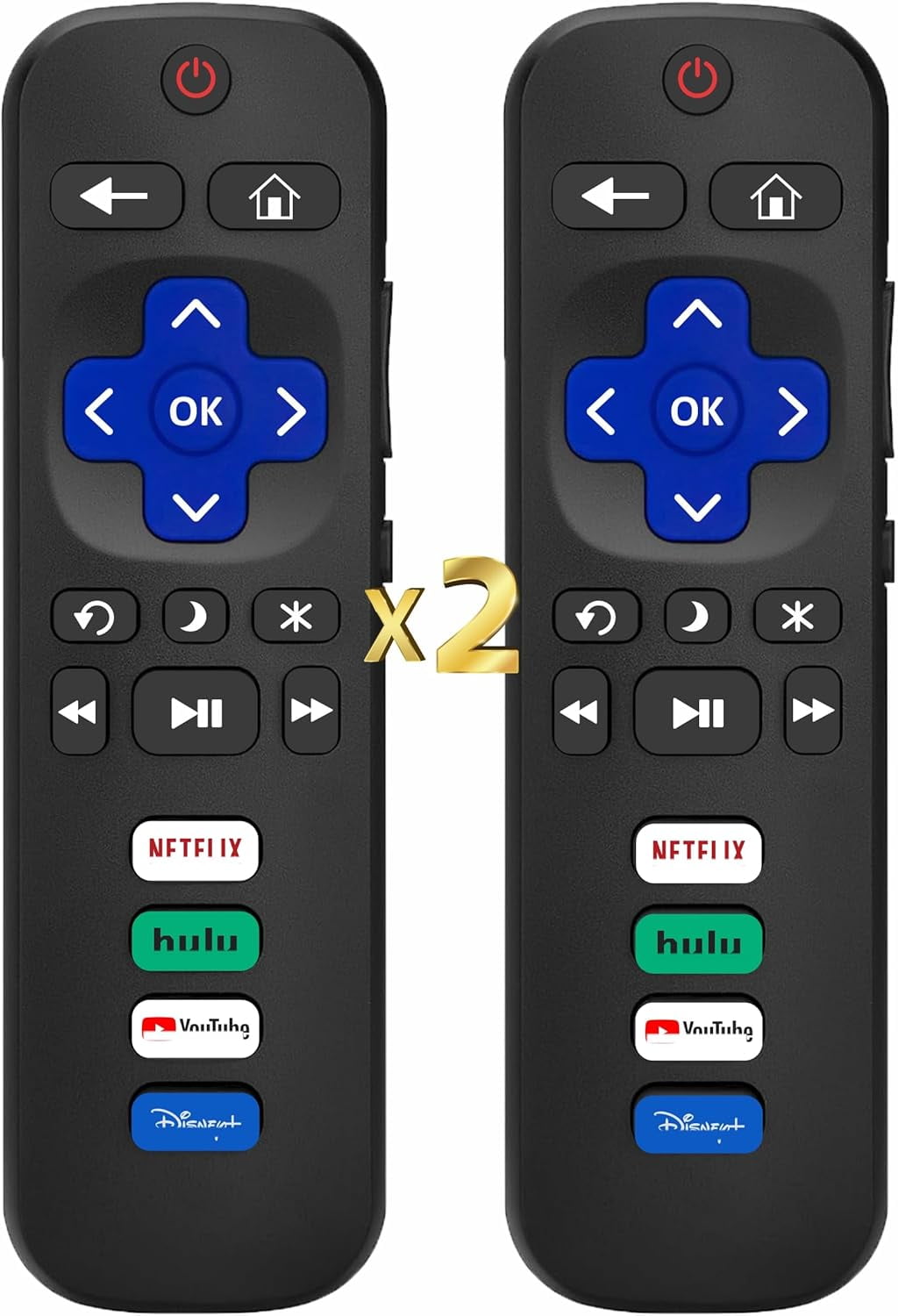 2 Pack Compatible with TV Remote Control Replacement, TCL , Hisense ...