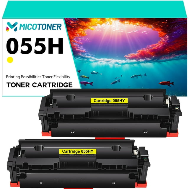 2-Pack Compatible Toner Cartridge for Canon 055H imageCLASS MF741CDW ...