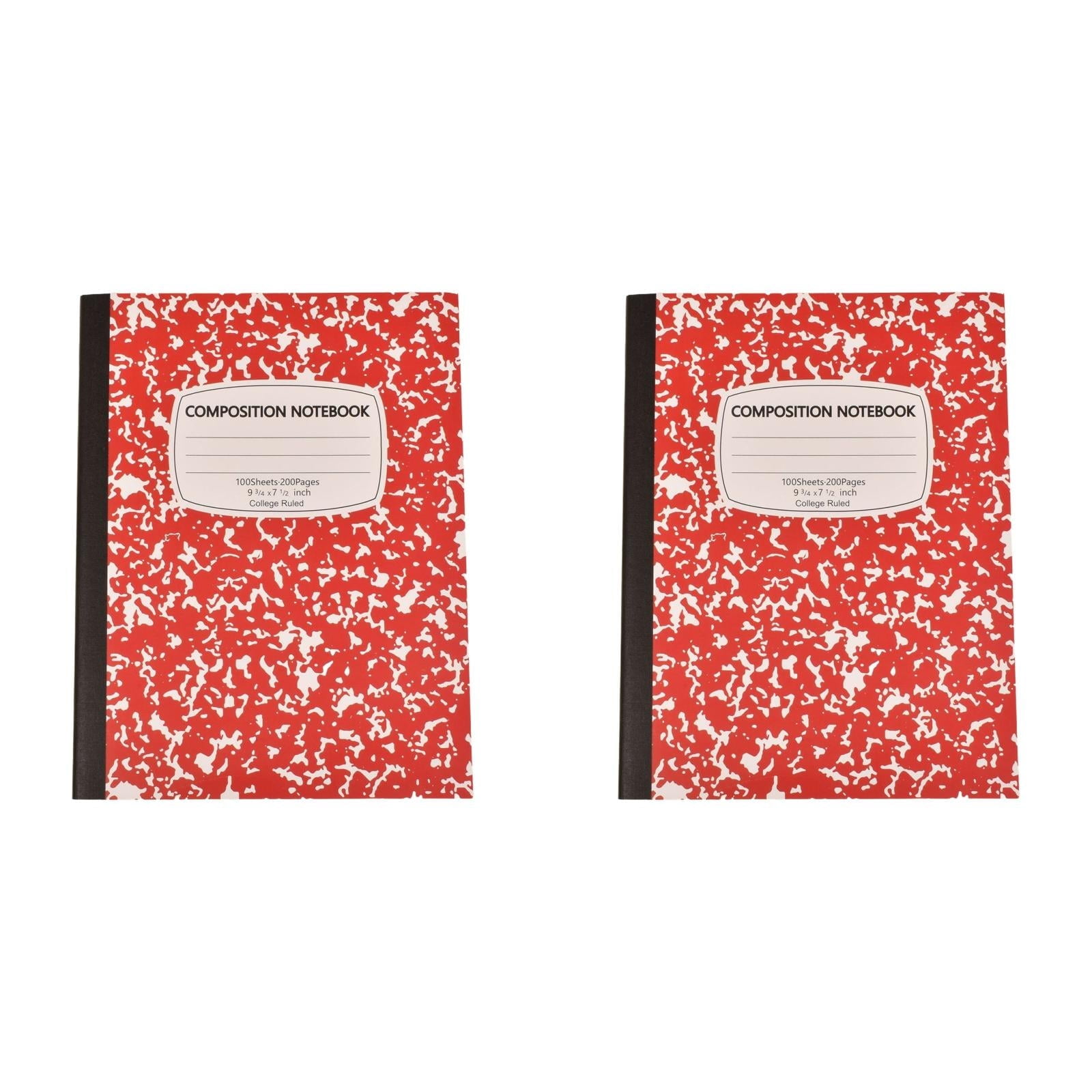 2 Pack Composition Notebook, College Ruled Composition Book, Marble ...