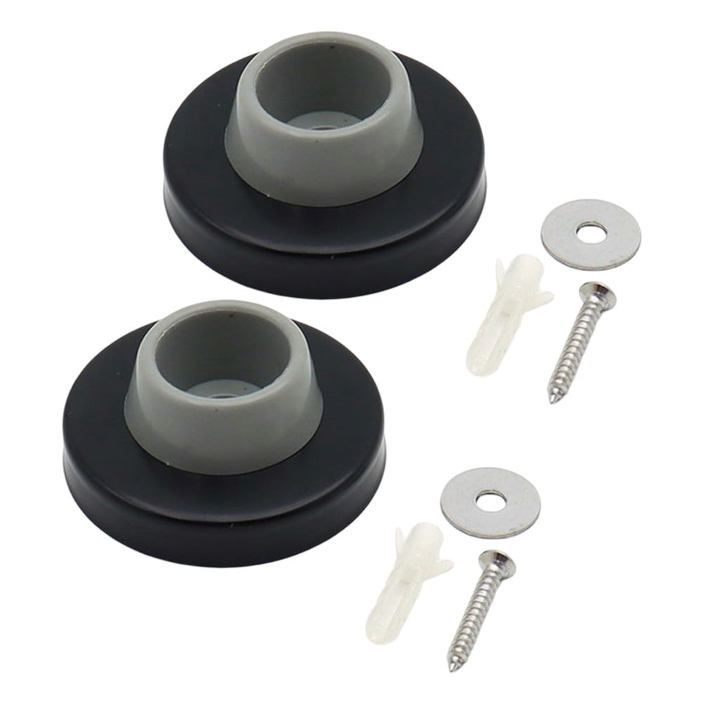 2 Pack Concave Wall Door Stop Stainless Steel Wall Protection Door Stop ...
