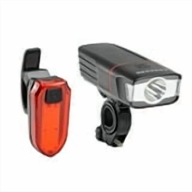 (2 Pack) Concord Deluxe LED Bike Light Set, 200 Lumens, Front and Rear ...