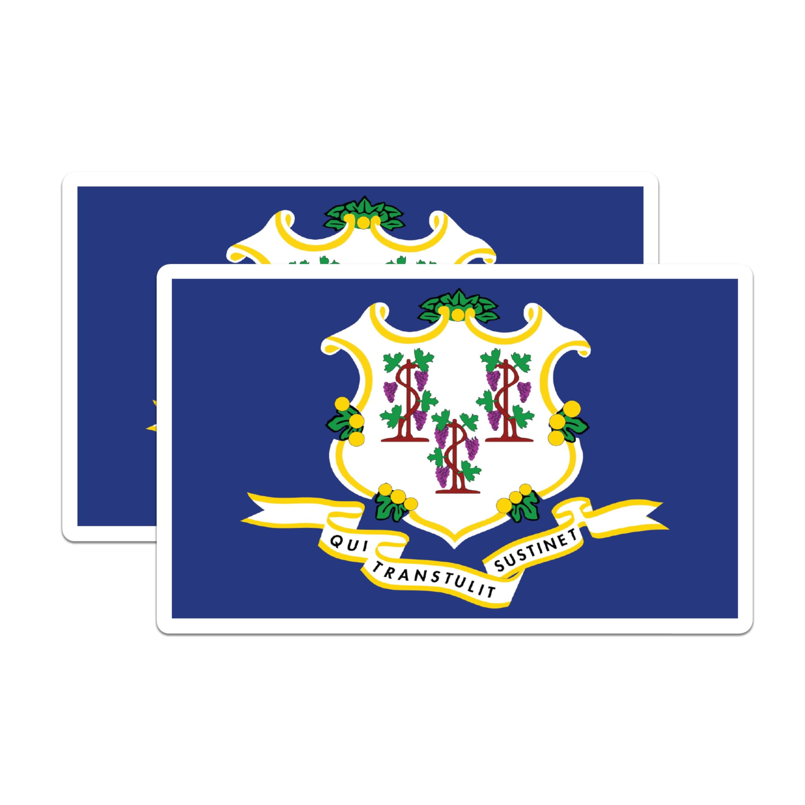 (2 Pack) Connecticut State Flag Magnets - CT State Flag Magnet - Choose ...