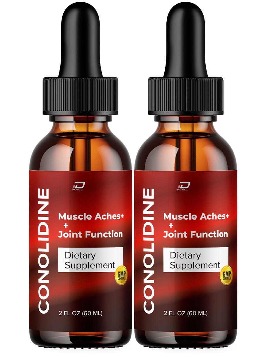 (2 Pack) Conolidine for Pain Drops, Conolidine Joint Support Reliever ...