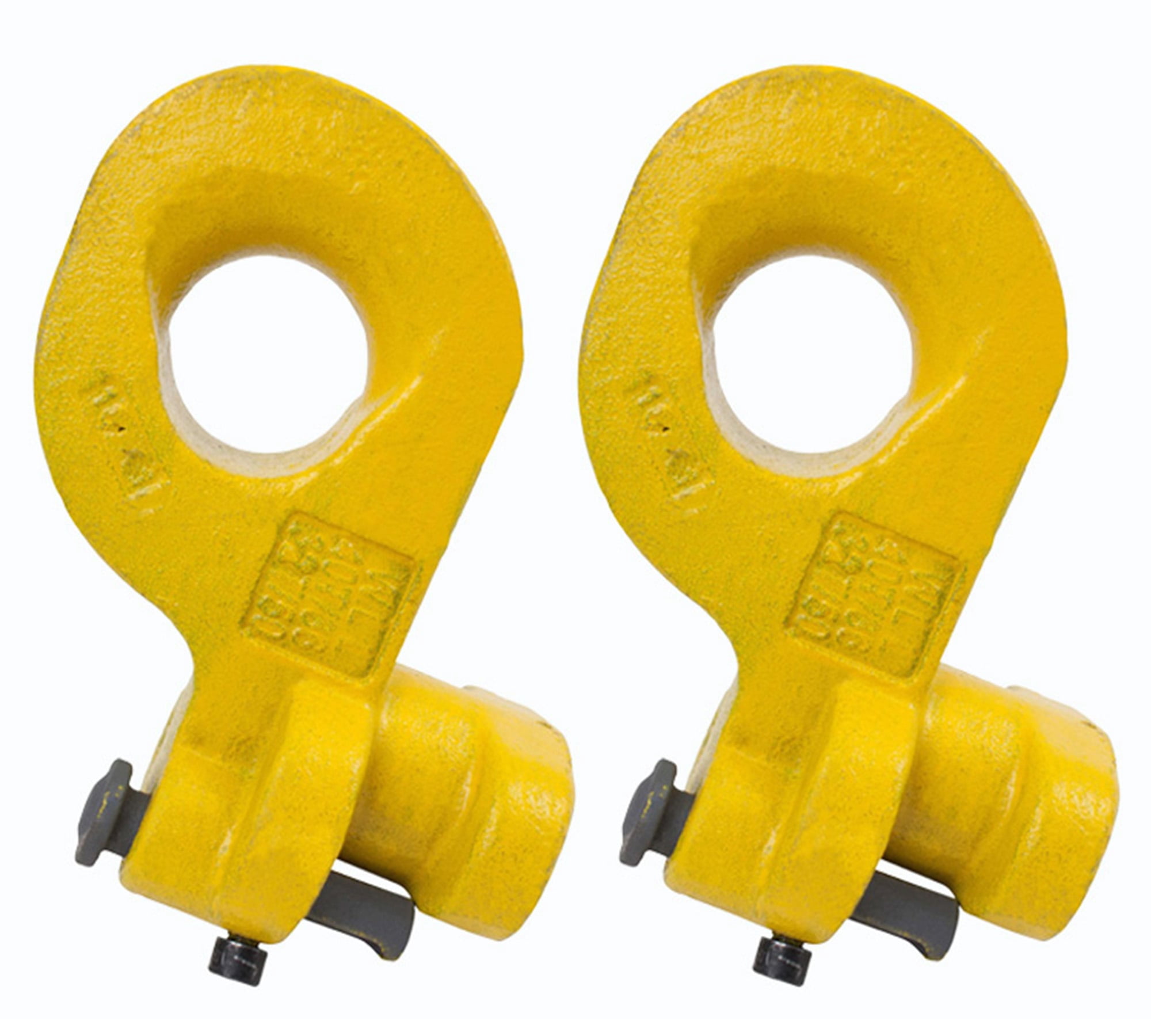 2 Pack 32 Ton Right Side Shipping Container Lifting Hook – Hot-Dip ...