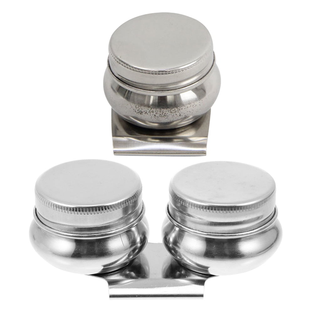 2 Pack Container Powered Stainless Steel Color Mixing Pot Child 3X5 ...