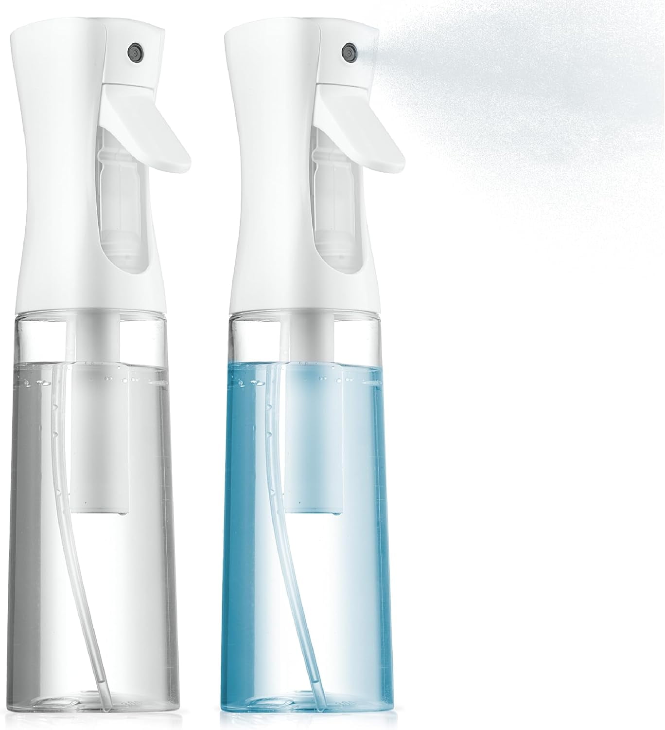 2 Pack Continuous Spray Bottles - Ultra Fine Mist Sprayer | Water Spray ...