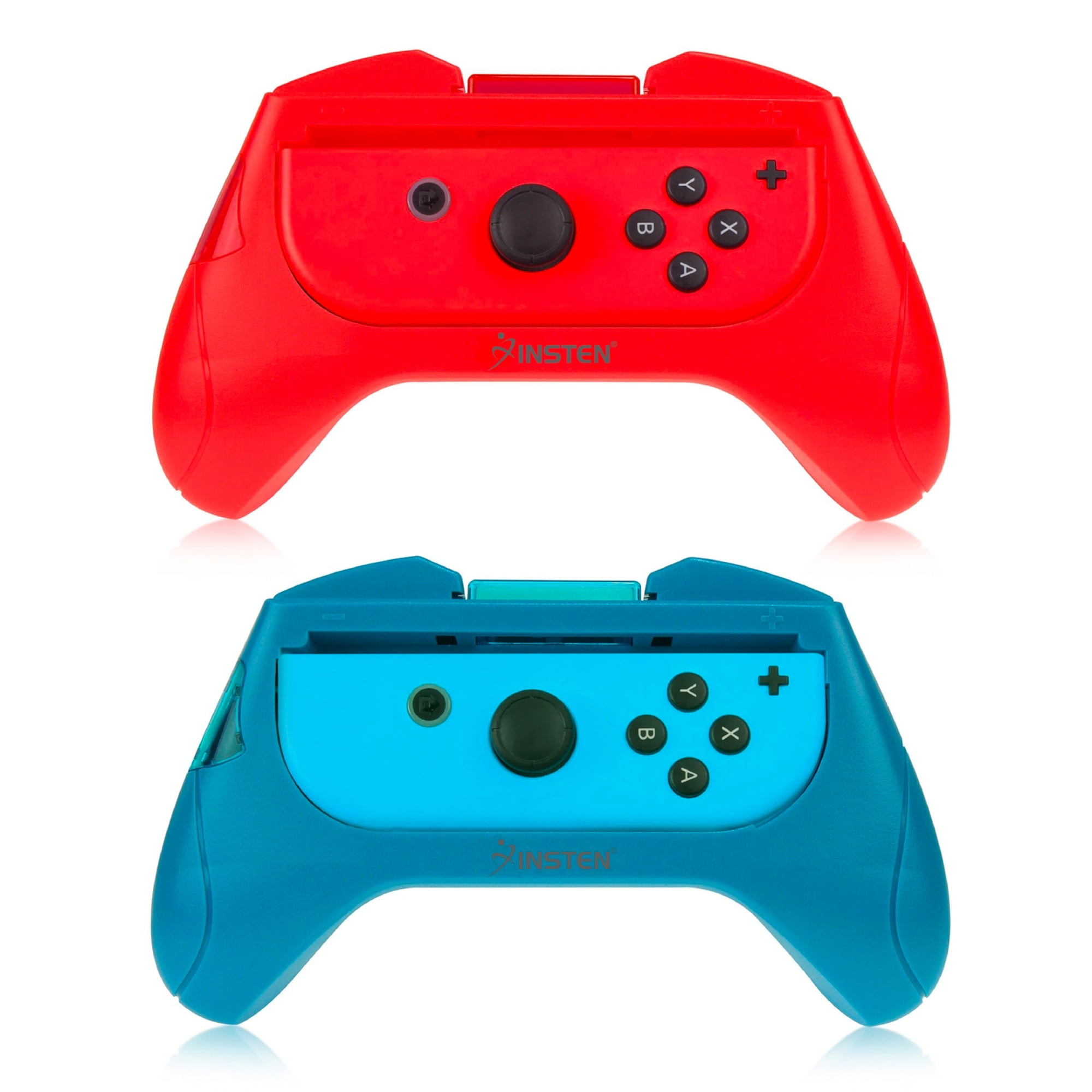 2 Pack Nintendo Switch Joy-Con Controller Grips, Blue/Red, Protective ...