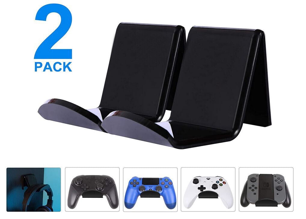 2 Pack Controller Wall Mounts - Acrylic - Xbox, PS4/PS5, Switch ...