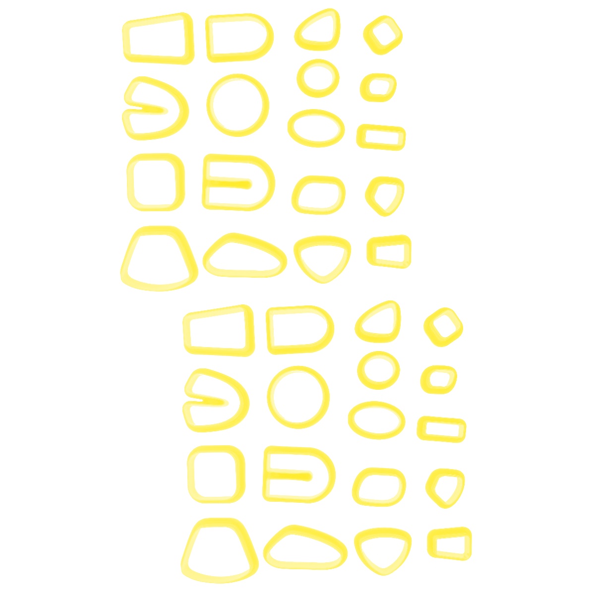 2 Pack Cookie Cutters Shapes Clay Mold Ceramics Handwork - Walmart.com