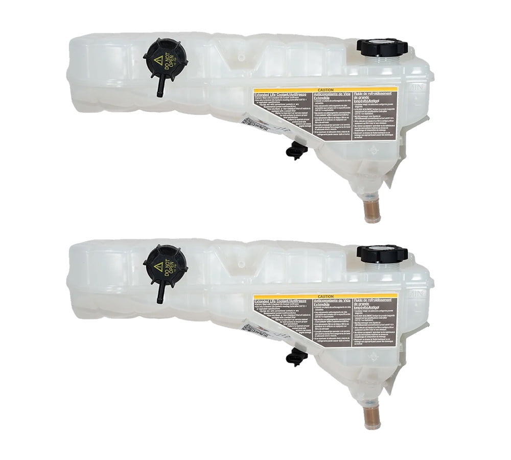 2 Pack Coolant Overflow Reservoir Bottle Tank w/ Sensor and Cap ...