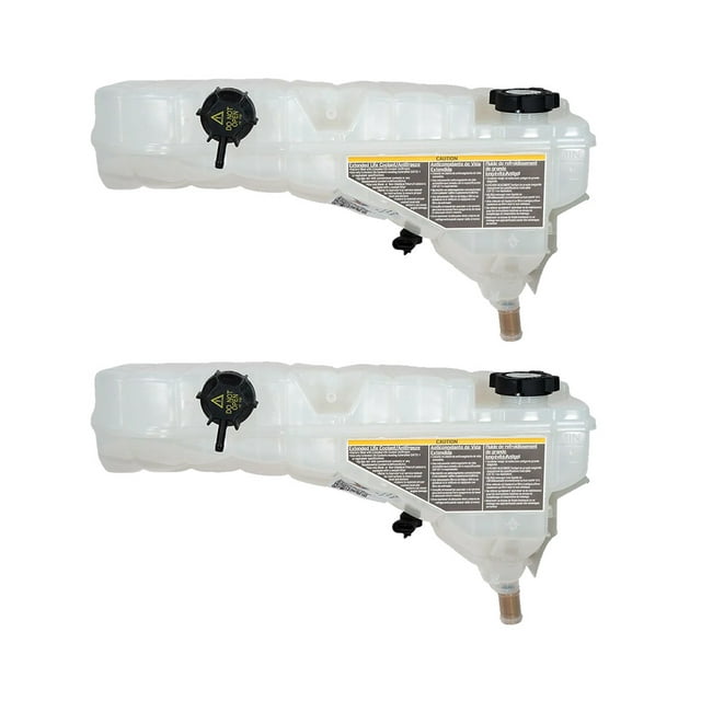 2 Pack Coolant Overflow Reservoir Bottle Tank w/ Sensor and Cap ...