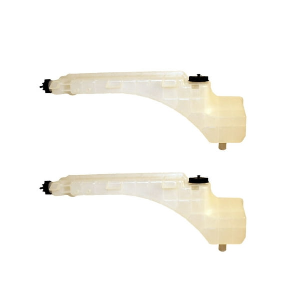 (2 Pack) Coolant Reservoir Tank with Pressure Cap, Sensor & Clamp ...