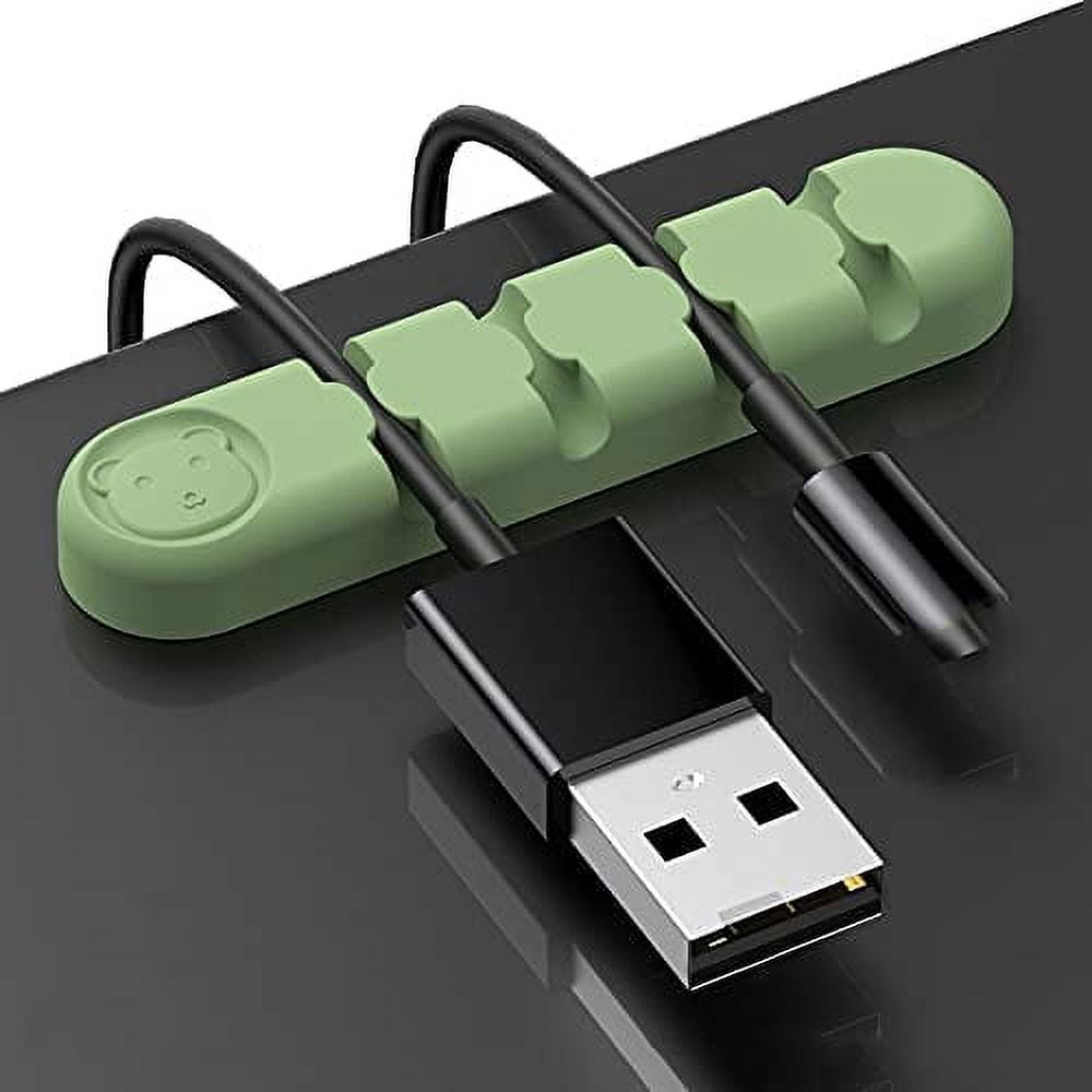 2 Pack Cord Organizer Holder Cable Management Clips for Power Cord USB ...