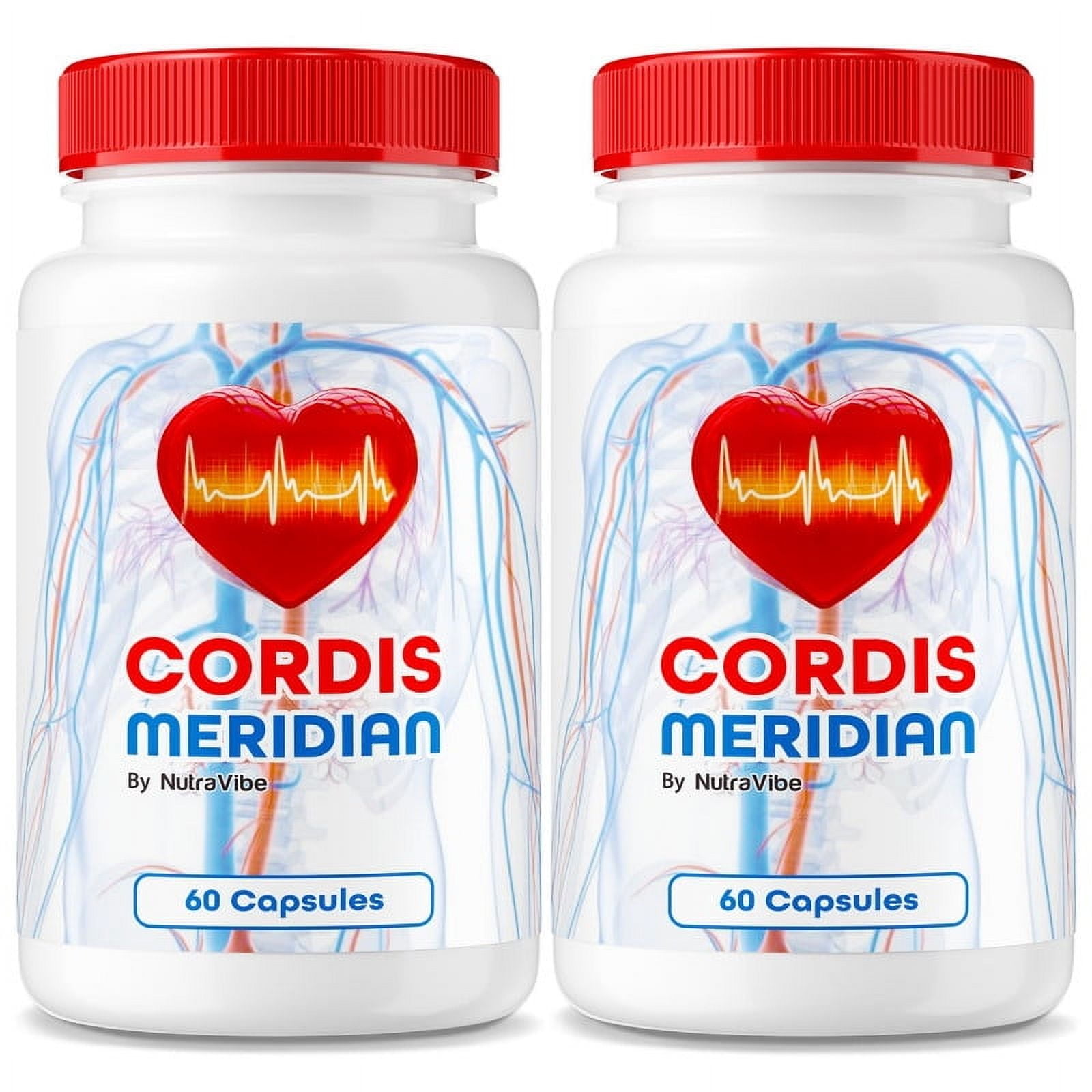 (2 Pack) Cordis Meridian Capsules, Original Formula - Naturally ...
