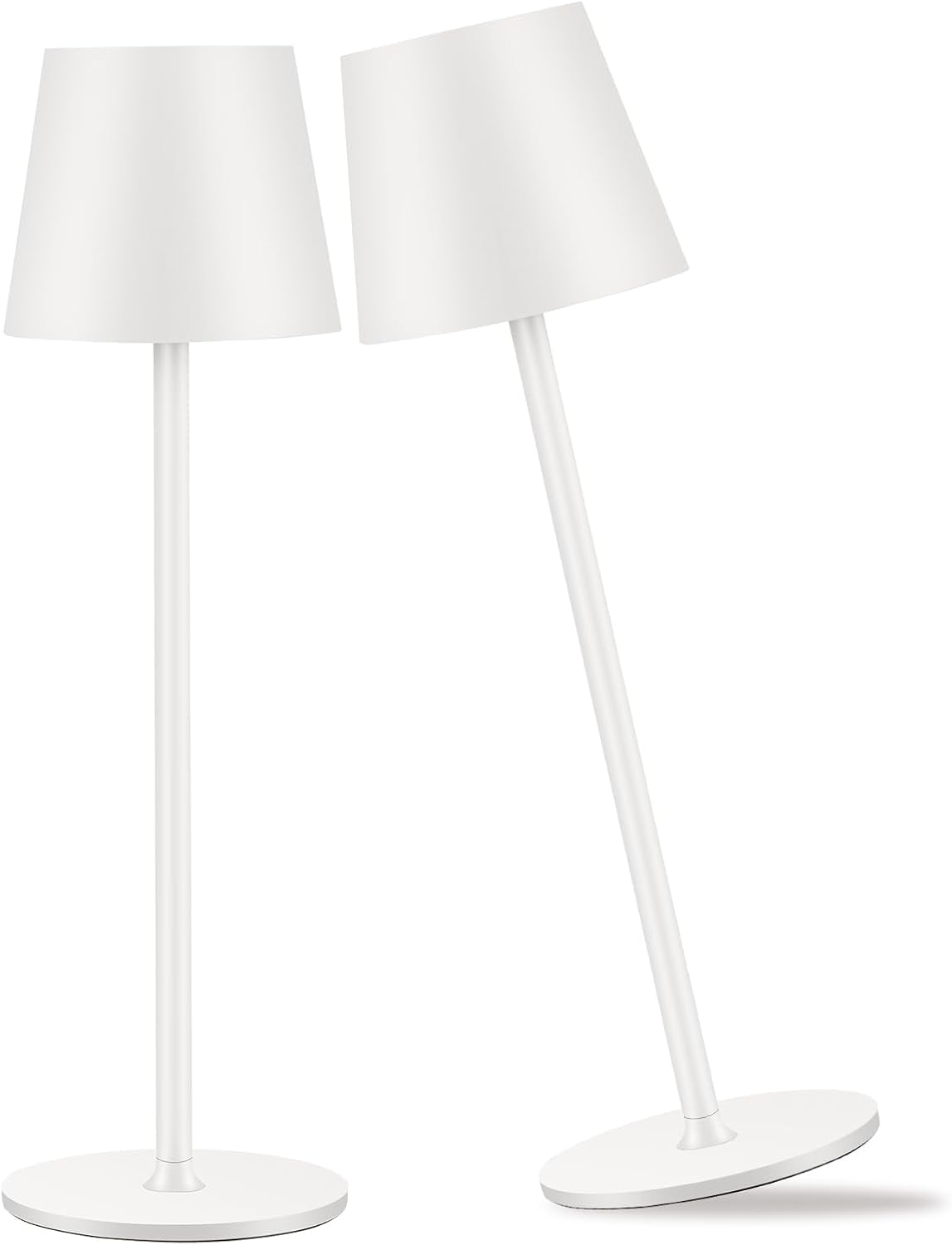 2 Pack Cordless Table Lamp, 5000mAh Portable Rechargeable LED Desk Lamp ...