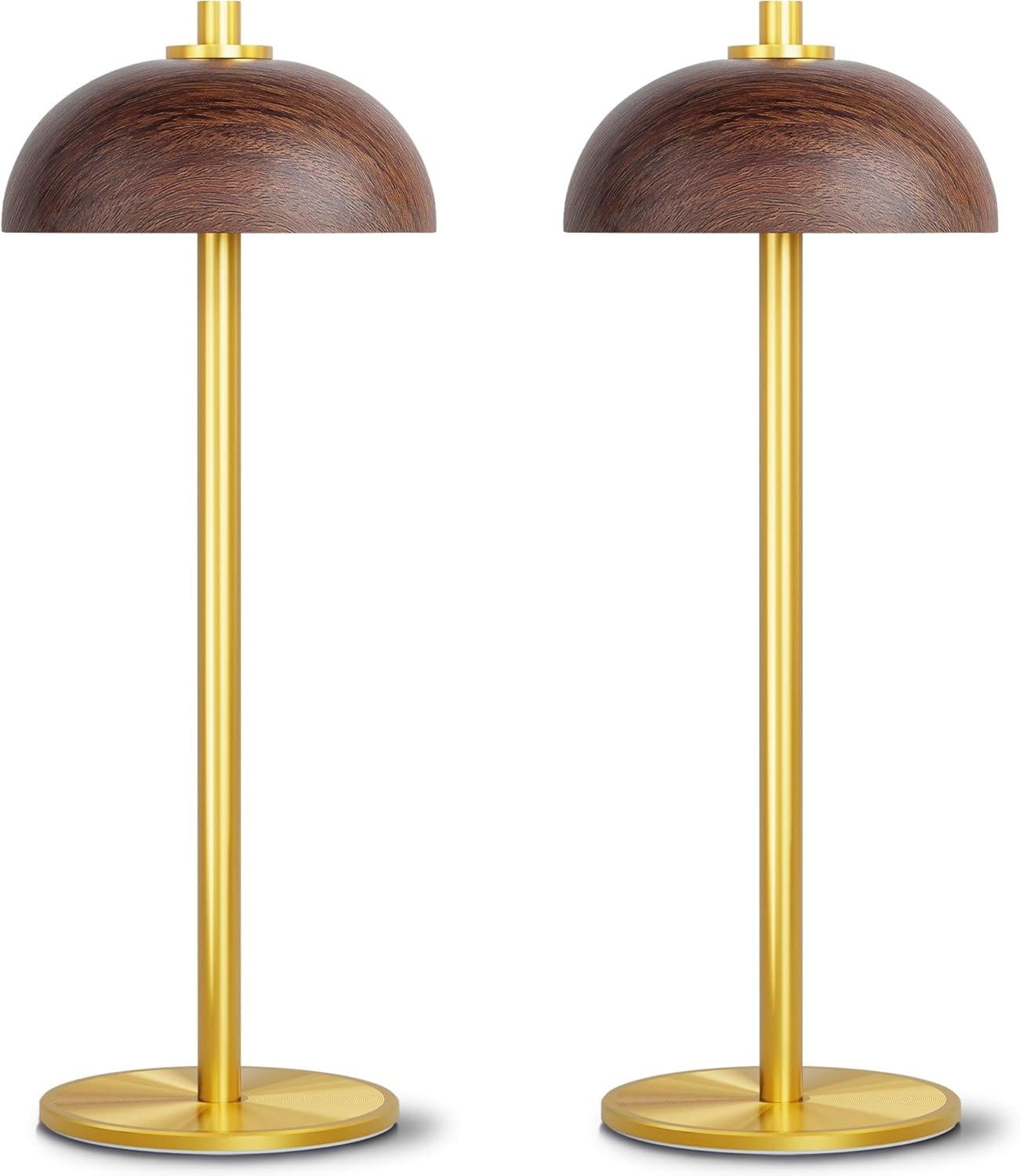 2 Pack Cordless Table Lamp, 5000mAh Portable Rechargeable Table Lamp, 3 ...