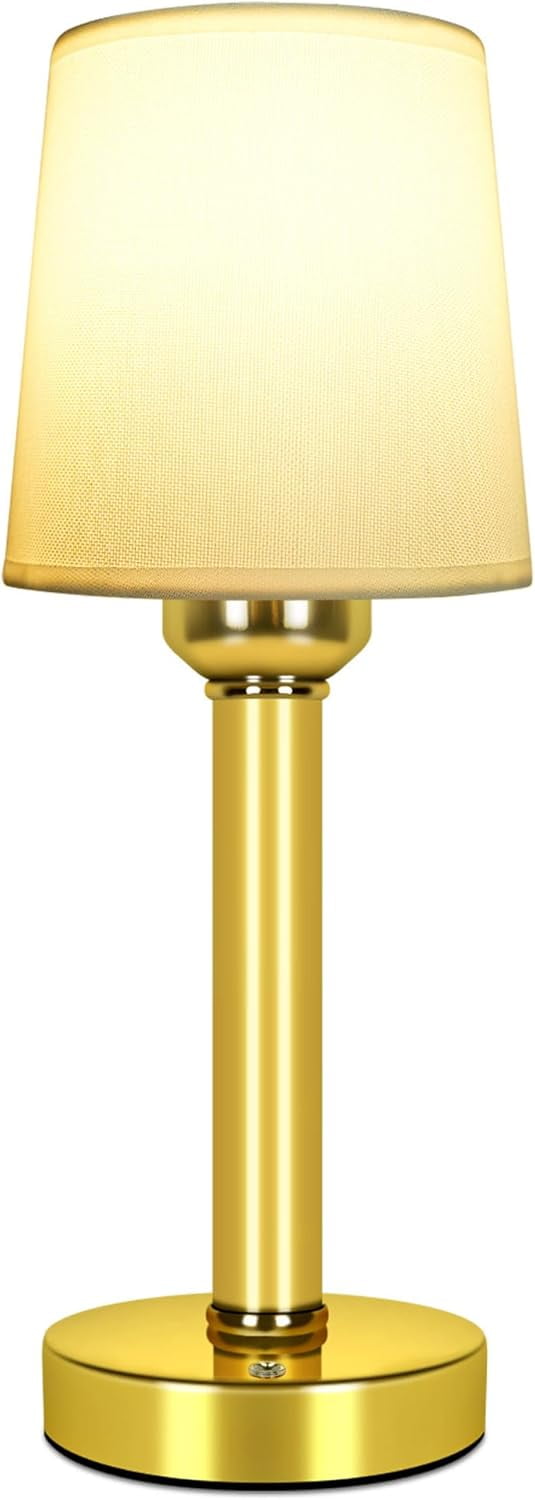 2 Pack Cordless Table Lamp, 6000mAh Rechargeable Battery Operated Lamp ...