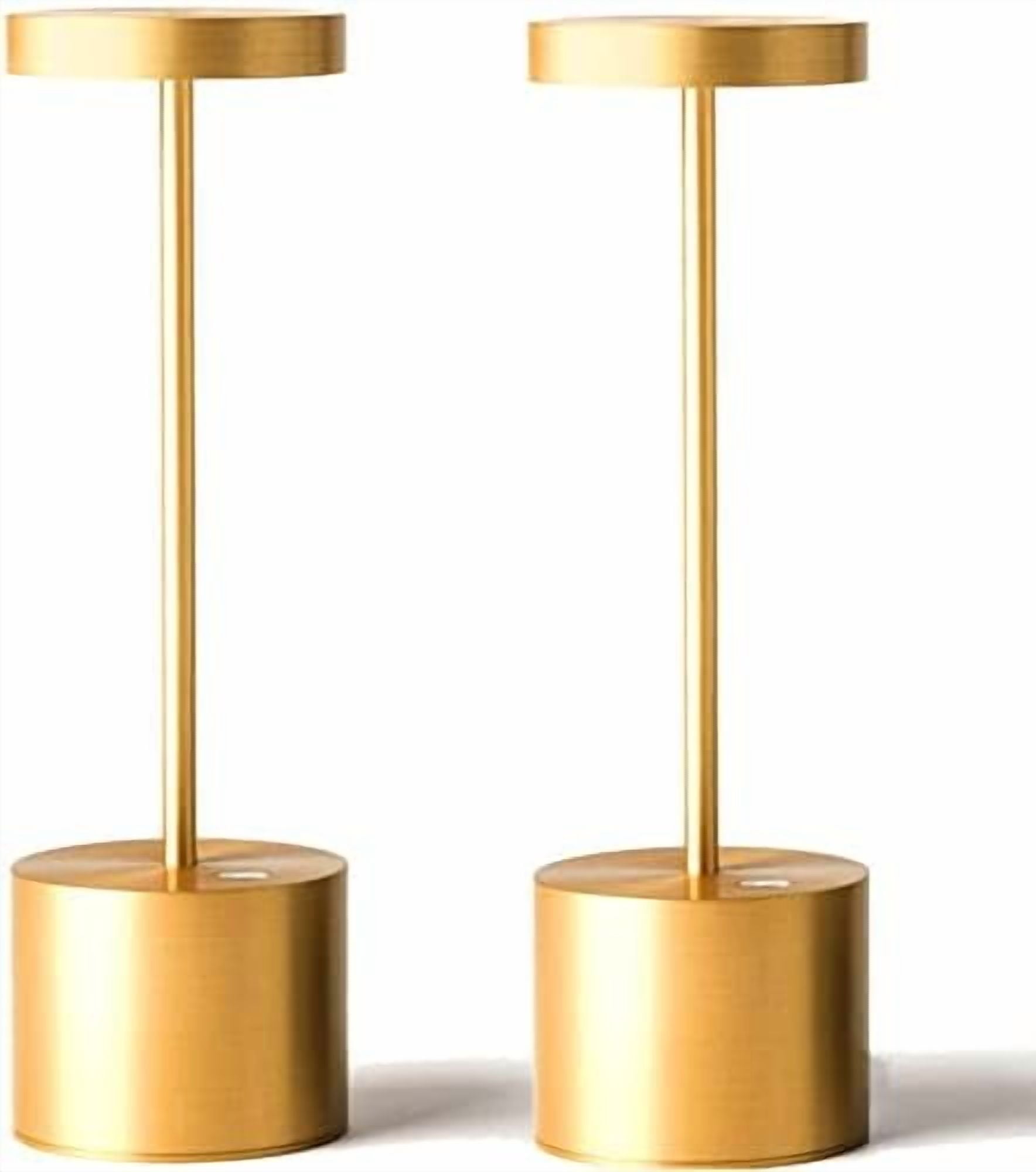 2 Pack Cordless Table Lamp Rechargeable, 5000mAh Battery Operated ...