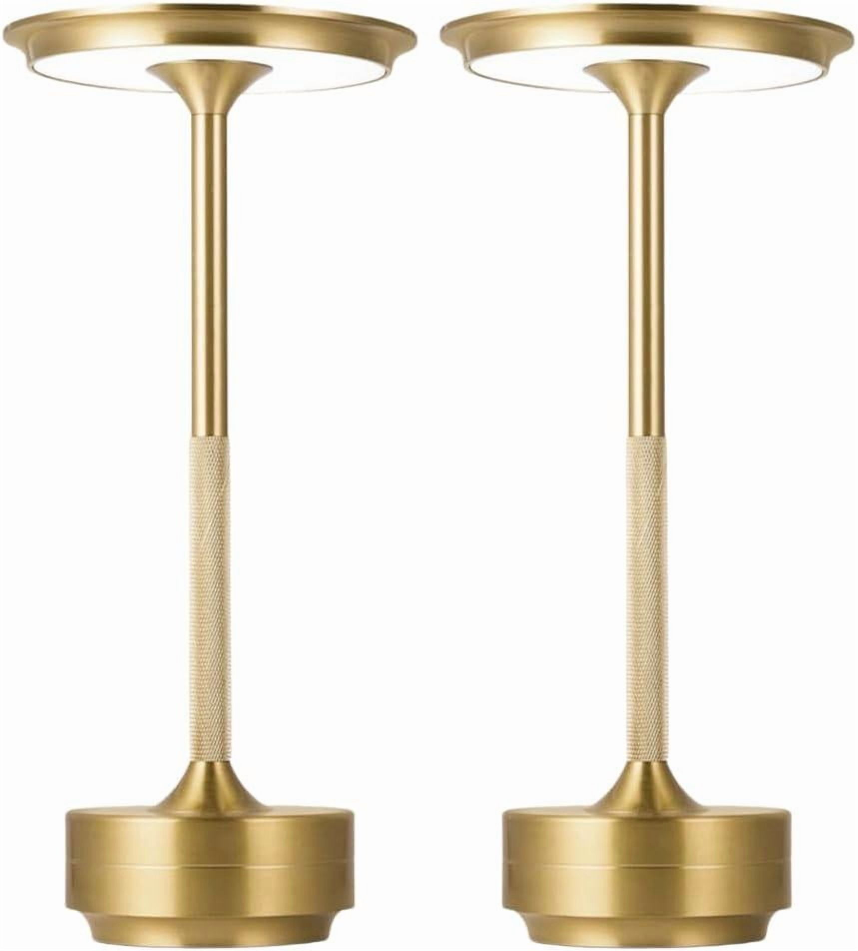 2 Pack Cordless Table Lamps, 5000mAh Rechargeable Table Lamp, 3 Color ...