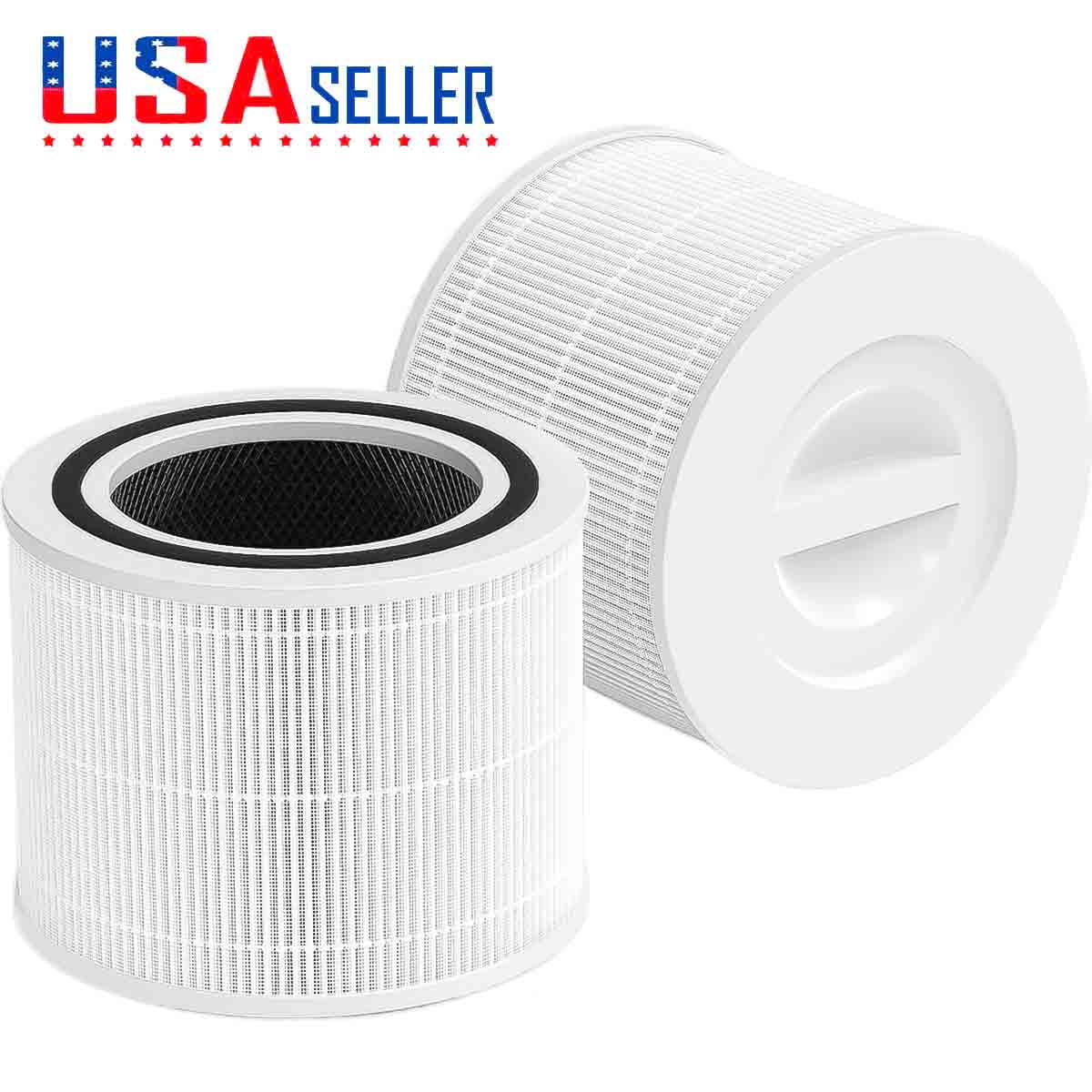 2 Pack Core 300 Replacement Filter, Compatible with LEVOIT Core 300 and ...