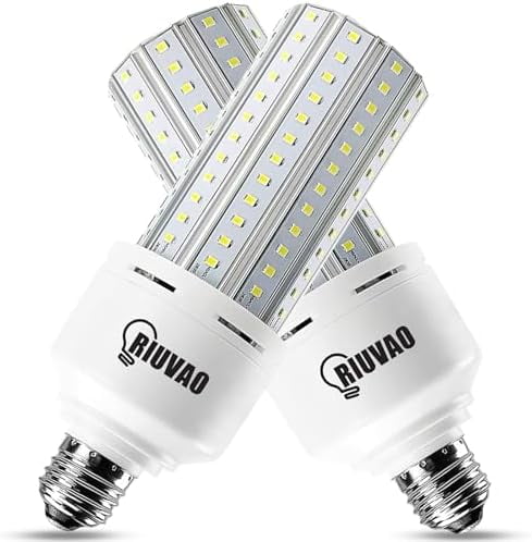 2 Pack Corn Cob LED Light Bulb 600W Equivalent (60W, 7500 Lumen, 5000K ...