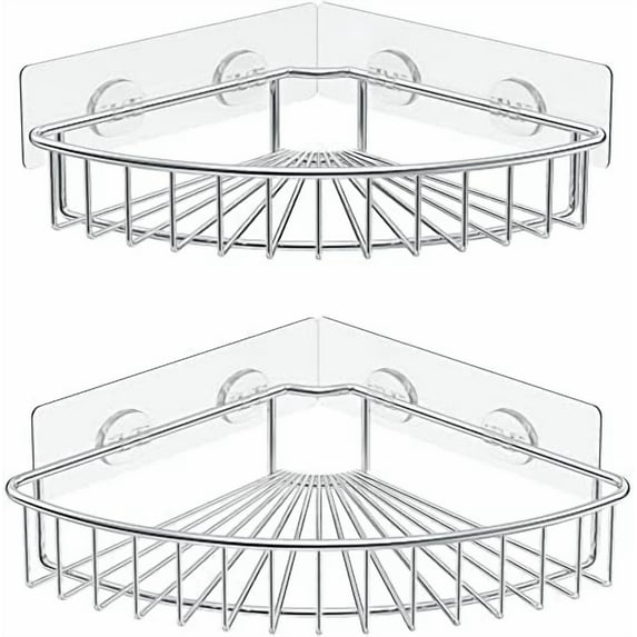 2-Pack Corner Shower Caddy, SUS304 Stainless Steel, Wall Mounted ...