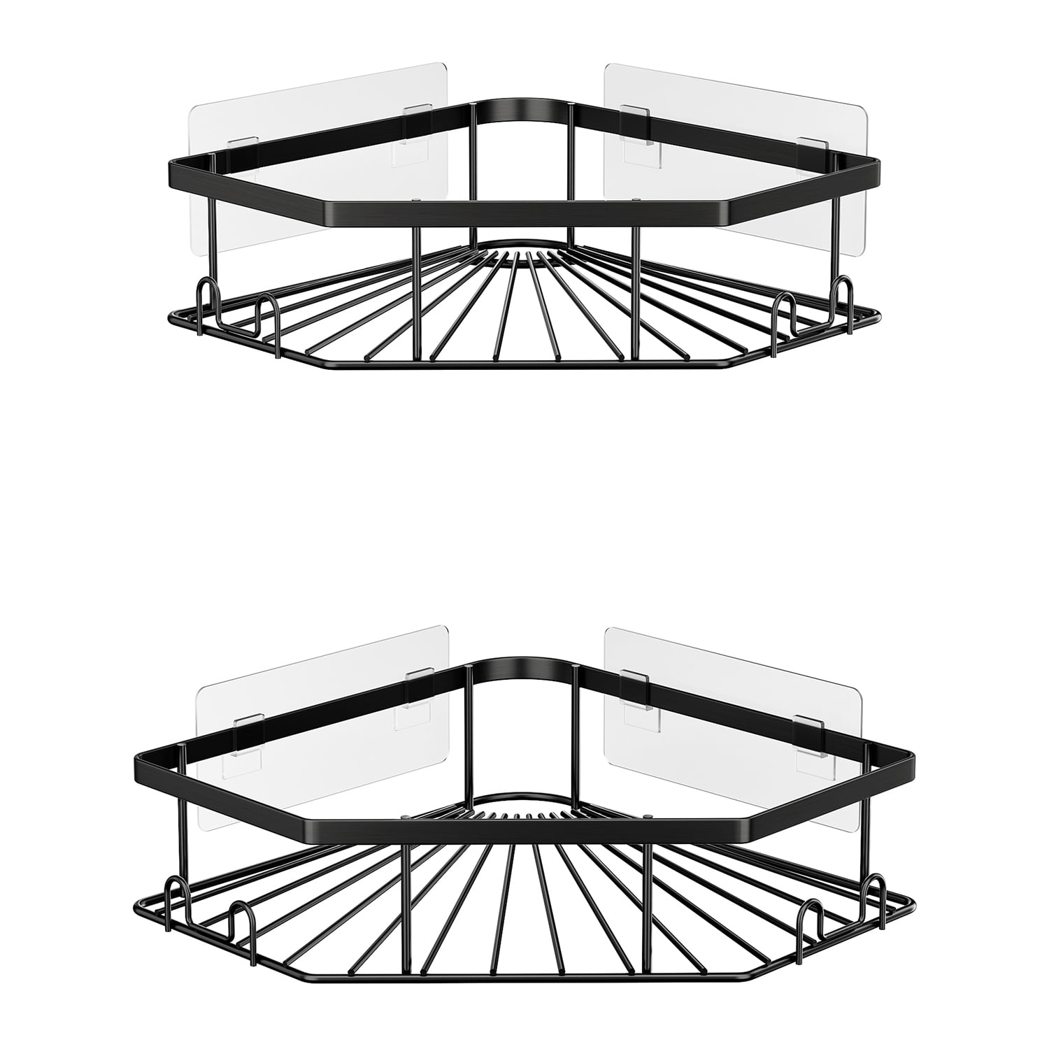 2 Pack Corner Shower Caddy, Stainless Steel Bathroom Shower Shelves ...