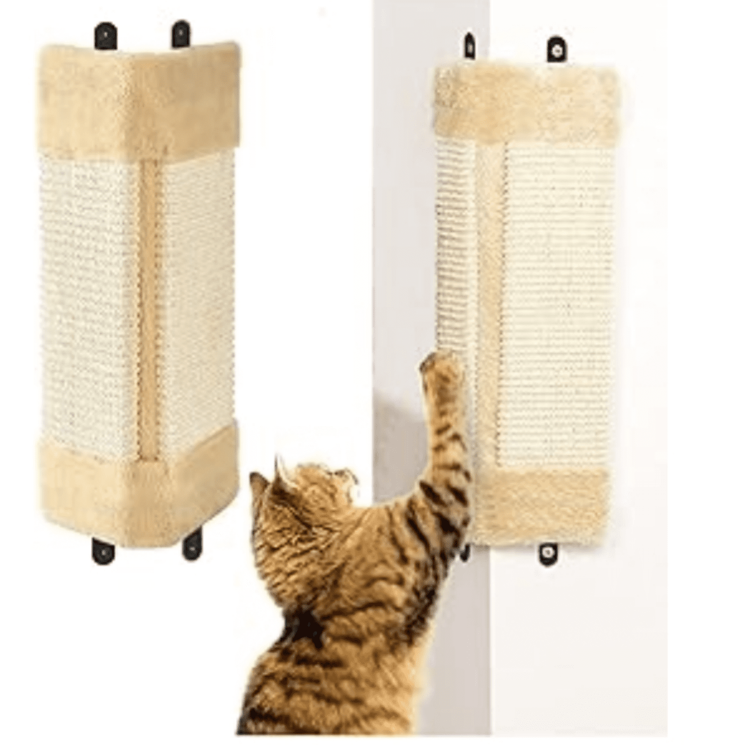 2 Pack Corner Wall Cat Scratcher Corners Pet Scratch Pad for Cats ...