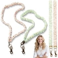 2 Pack Cottagecore-style Scrunchie Lanyards for ID Badges and - & Green ...