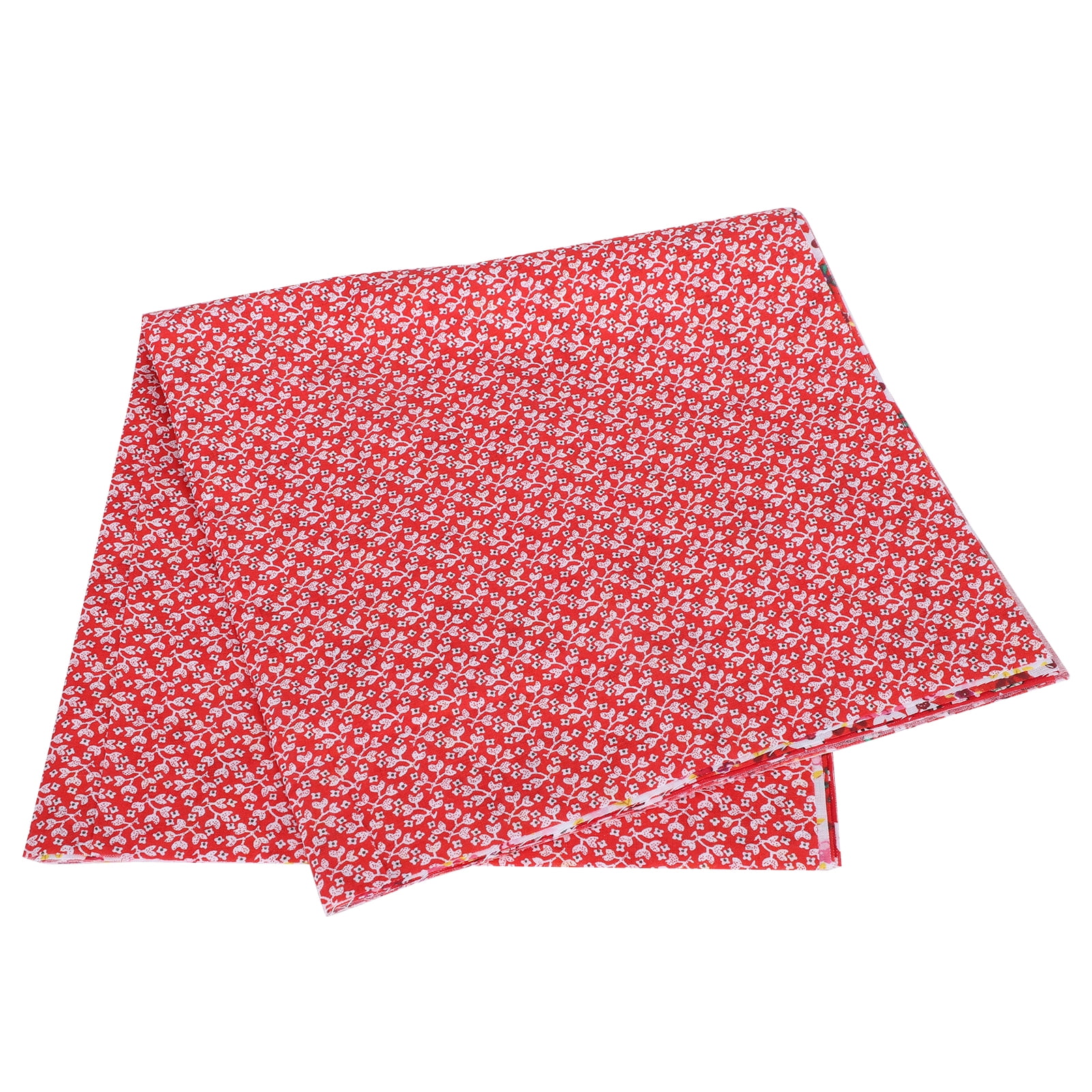 2-Pack Cotton Fabric Plain Weave Printing Cloth, 5 Colors, 50x50cm, DIY ...