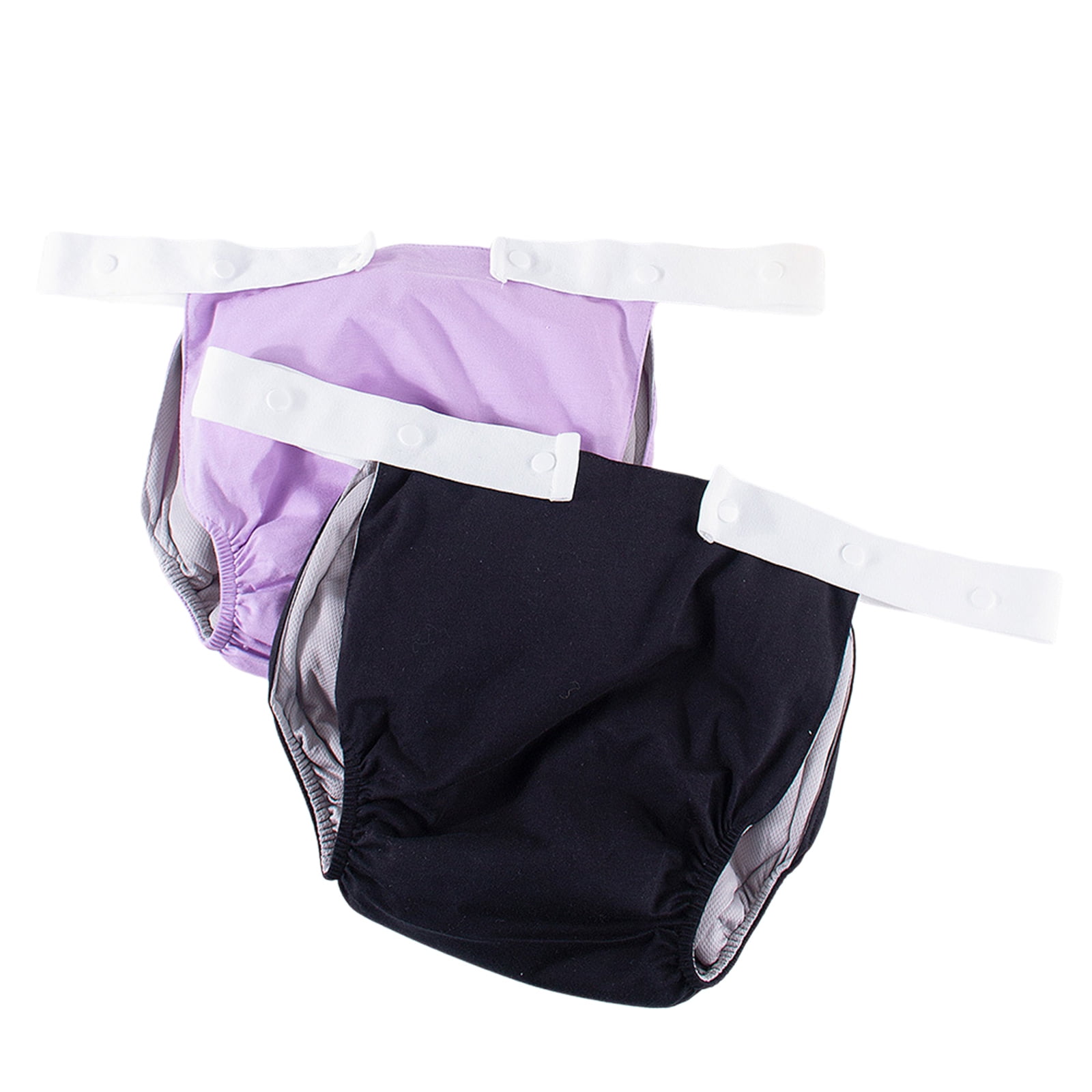 2 Pack Cotton Incontinences Underwear For Seniors Leak Proof Design ...