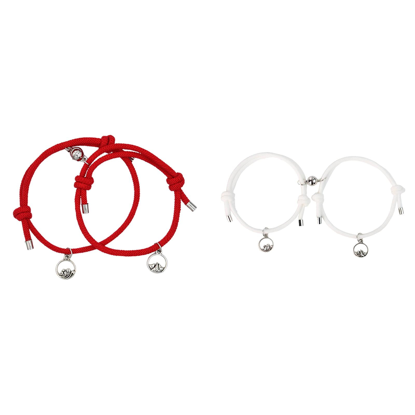 2-Pack,Couple Bracelet A Pair Of s Male And Female Hand Jewelry Line ...