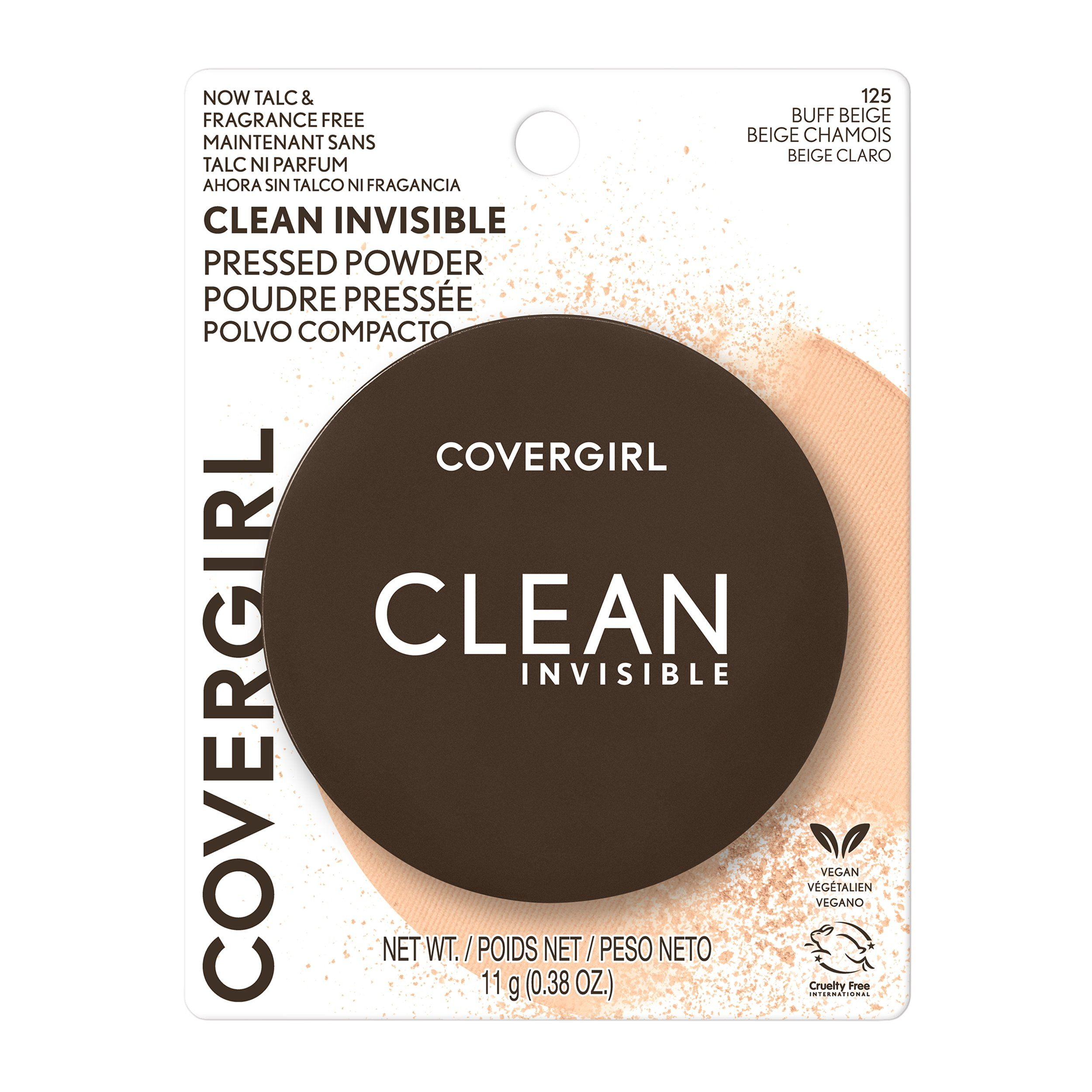 2 Pack - Covergirl Clean Invisible Pressed Powder - Buff Beige - Each ...