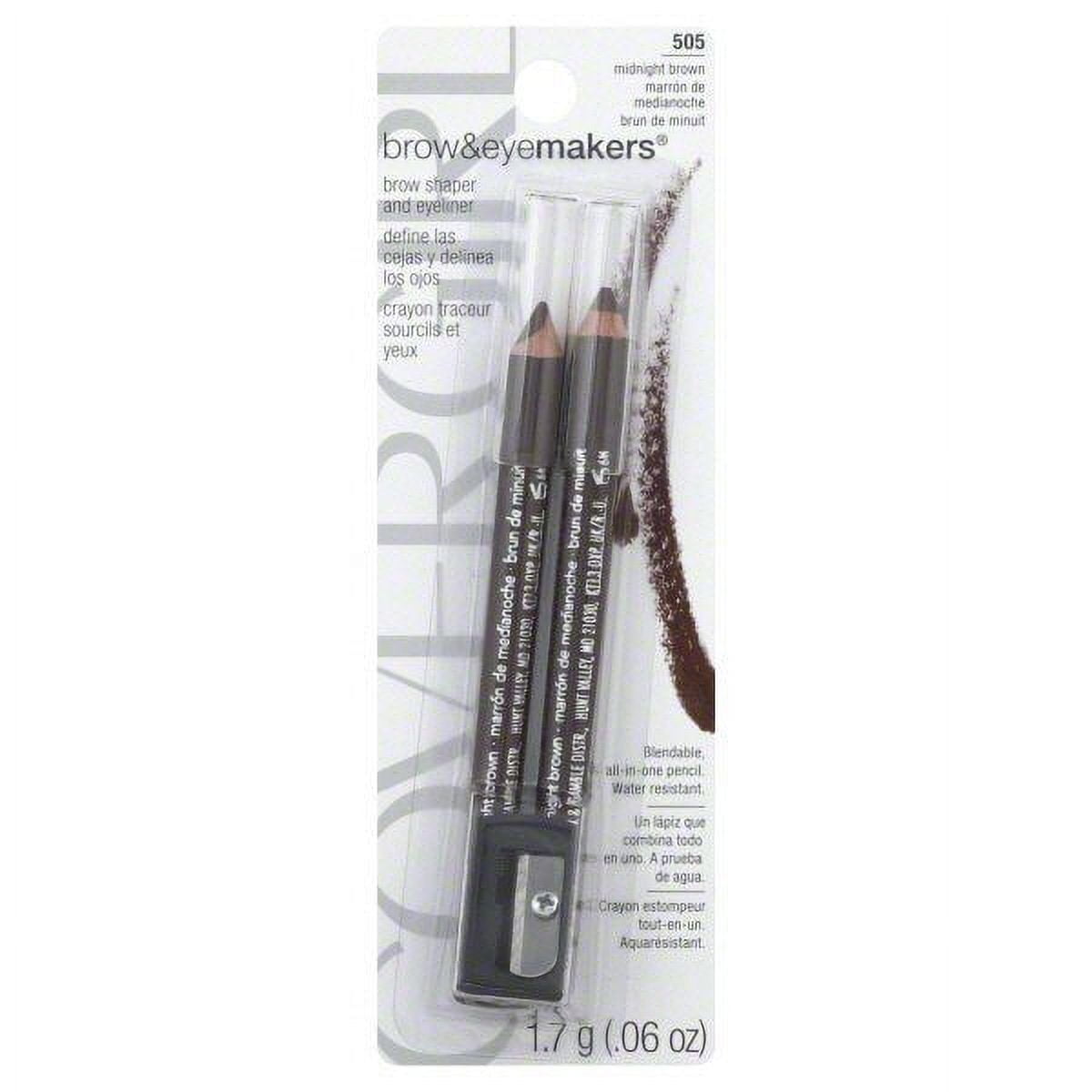 2 Pack - Covergirl Easy Breezy Brow Fill + Define Pencils 505 Midnight ...