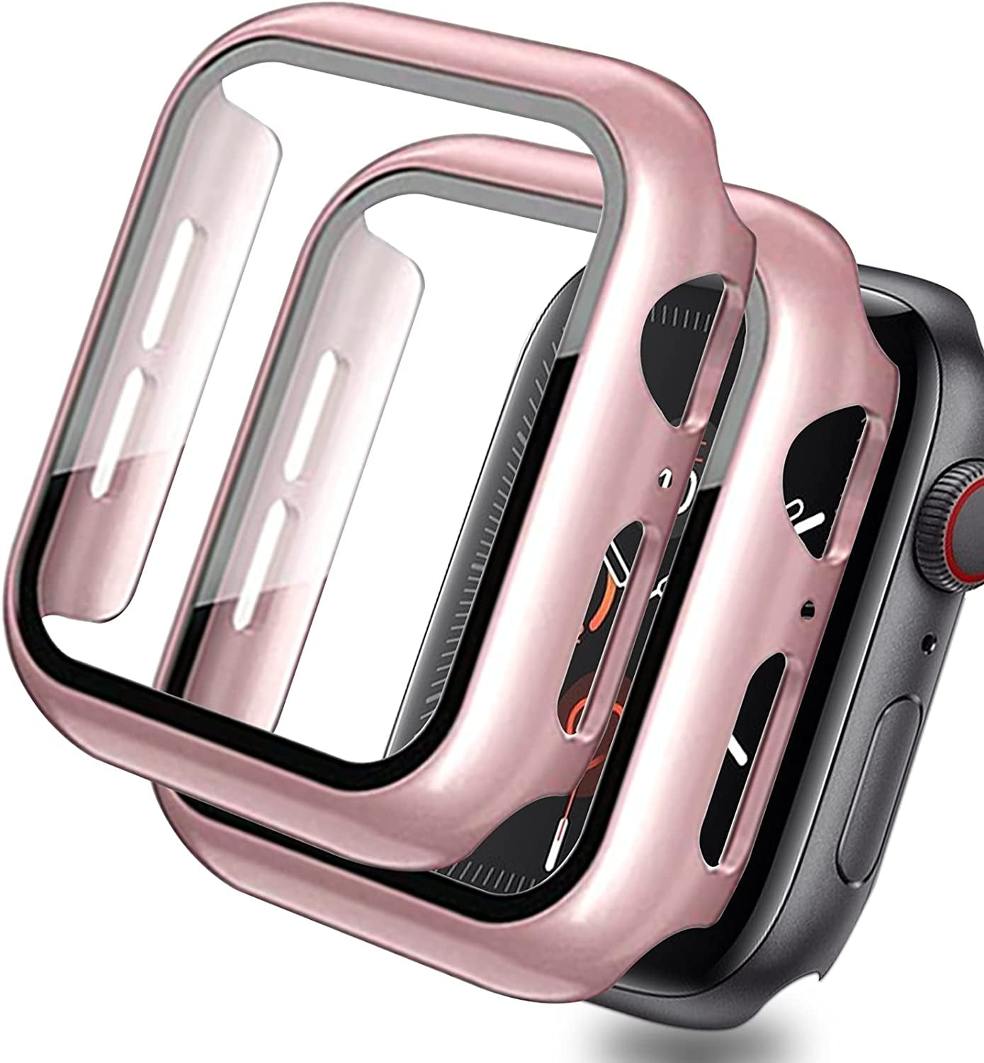 [2 Pack] Covers Compatible with Apple Watch SE Series 6 Series 5 Series ...