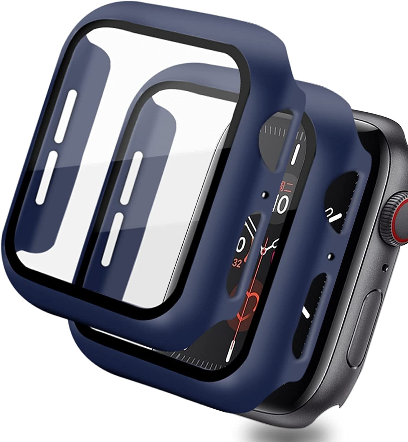 [2 Pack] Covers Compatible with Apple Watch SE Series 6 Series 5 Series ...