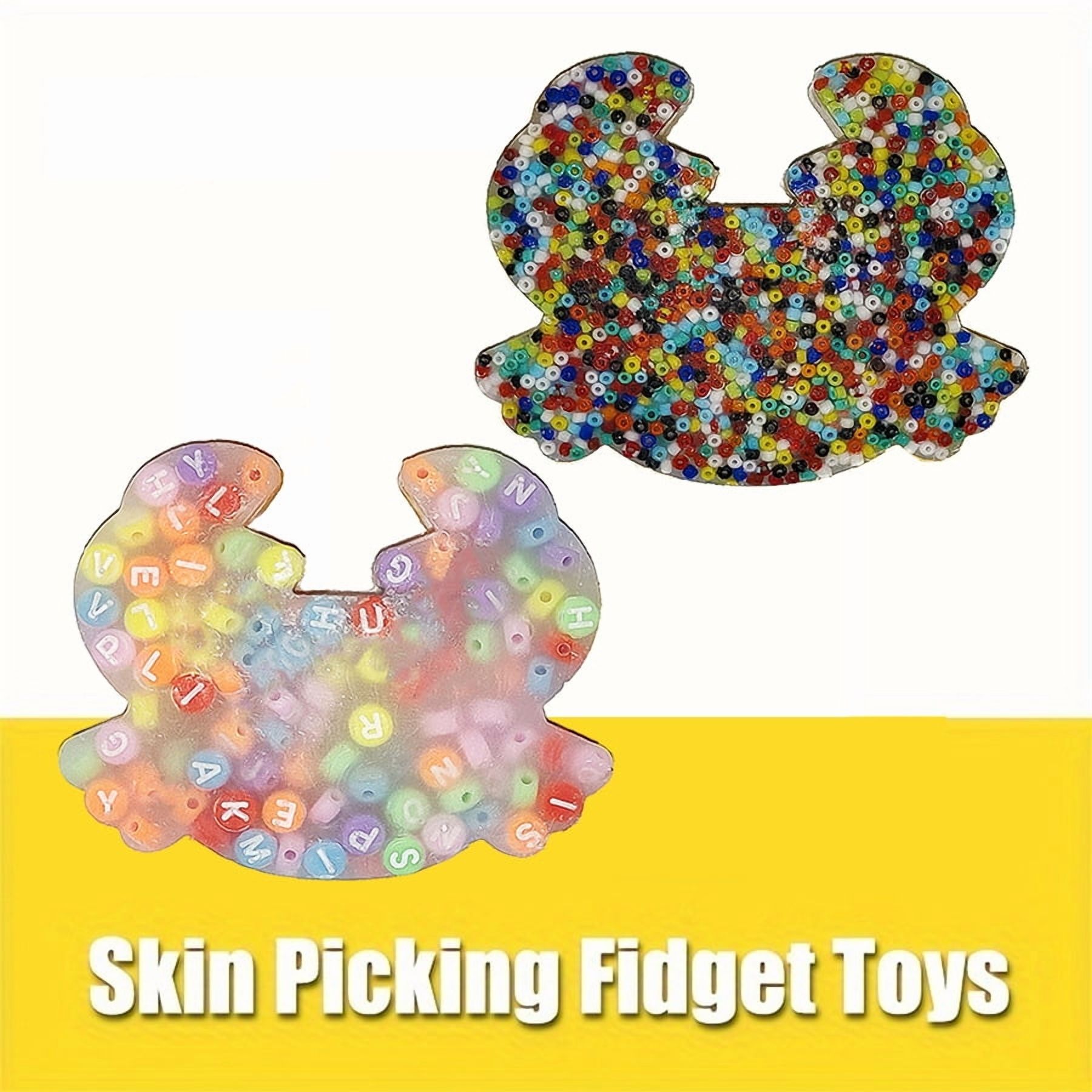 2 Pack Crab Shape Picky Pad,Skin Picking Fidget Toys, Picking Pad ...