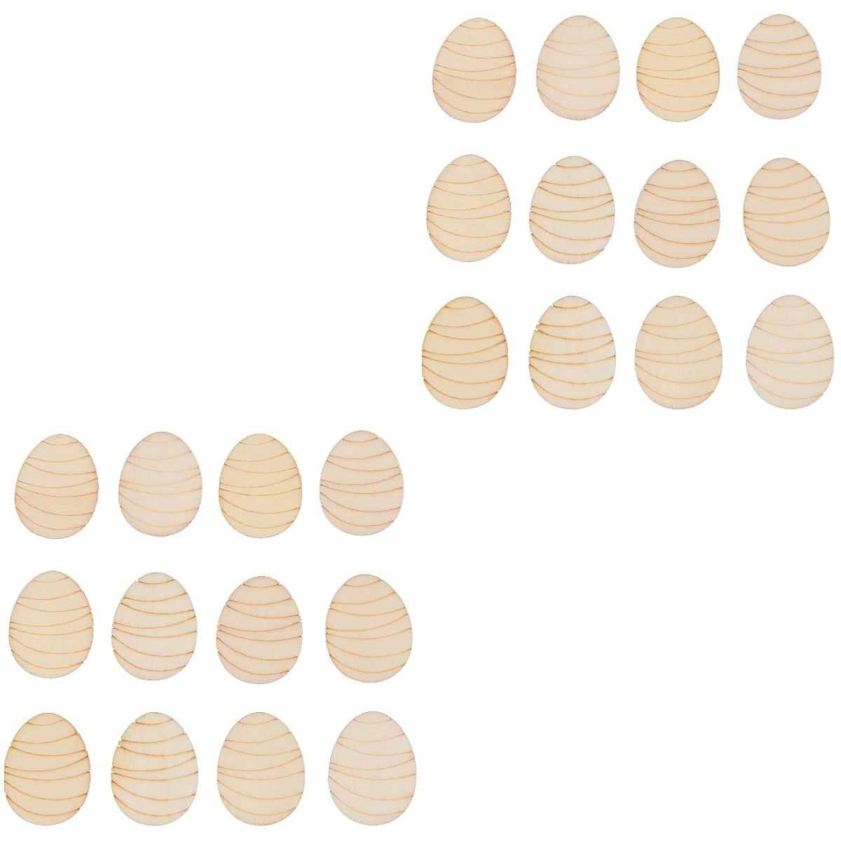 2 Pack Craft Egg Shaped Cut Outs Party DIY Crafts - Walmart.com