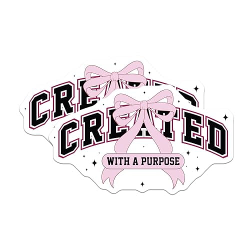 (2 Pack) Created with A Purpose Magnets - Inspirational Quotes ...