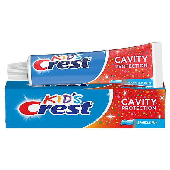 2 Pack Crest Kids Cavity Protection Sparkle Fun Flavor Toothpaste - 4.6 ...