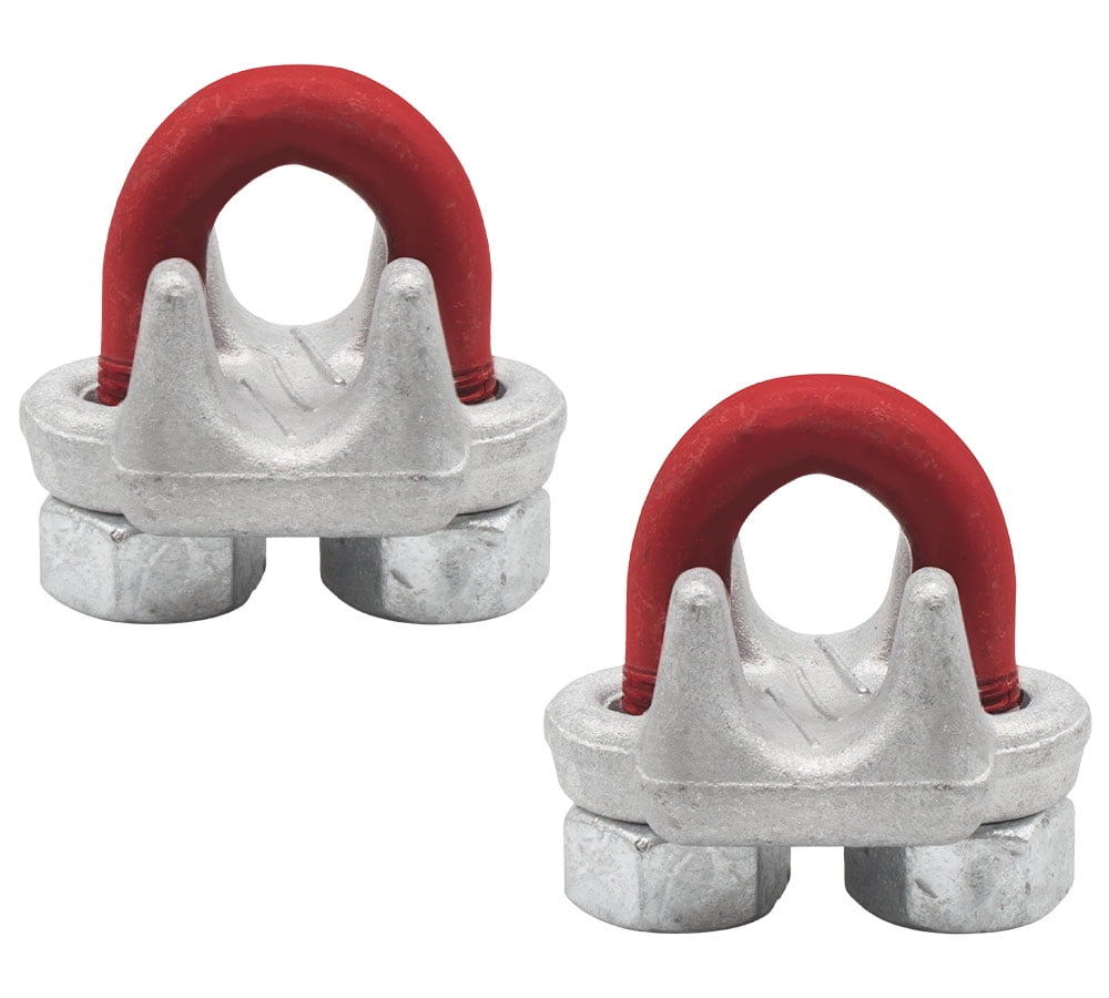 2 Pack Crosby 5/16" Forged Wire Rope Clip – G-450, 1010079, U-Bolt ...